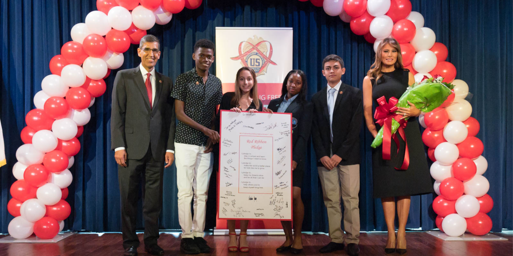 Mentor Celebrates Red Ribbon Rally at the DEA Headquarters